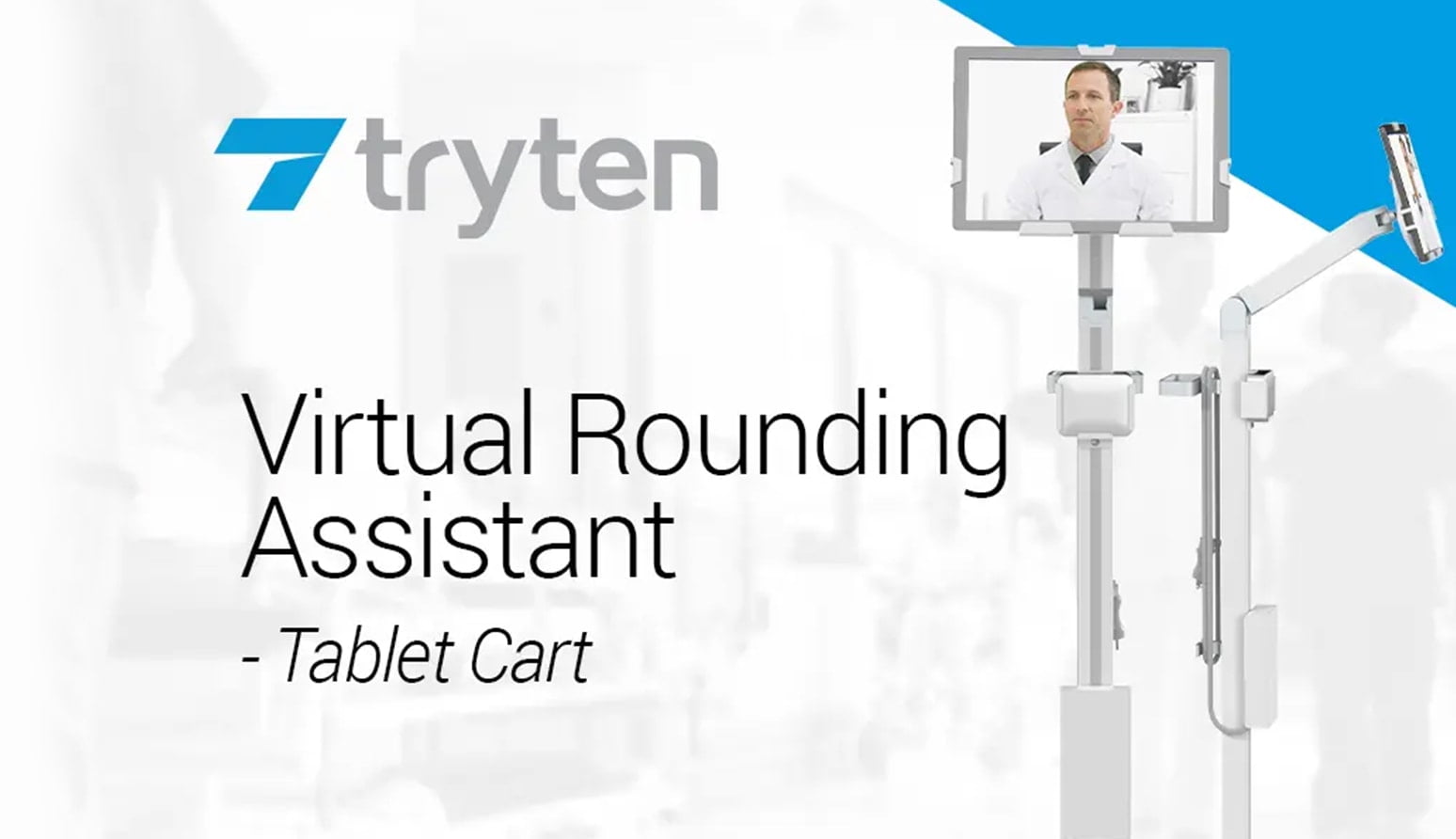 Tryten Virtual Rounding Assistant with Tablet Cart | Tryten